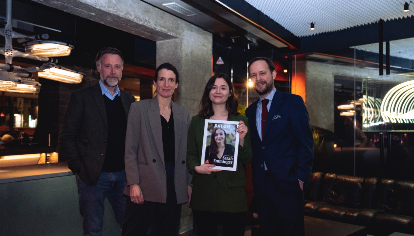 Sarah Emminger gewinnt den DATUM-Talentepreis 2022 – DATUM